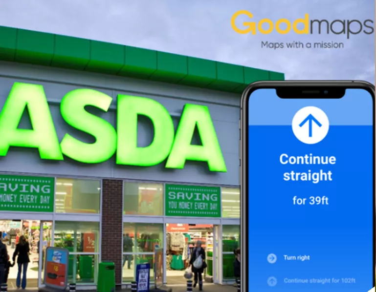 Asda trials UK-first indoor map service for the blind and visually ...