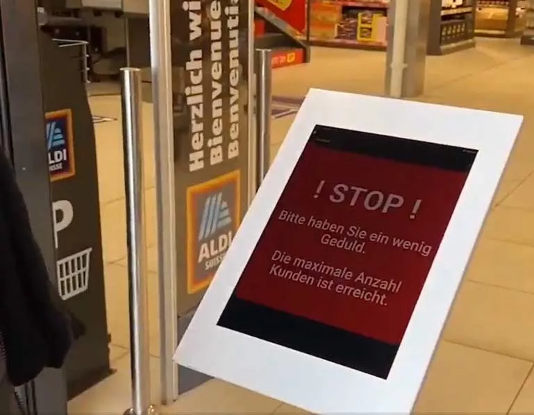 Coronavirus (COVID-19): digital crowd monitor at stores’ entrance | IGD ...