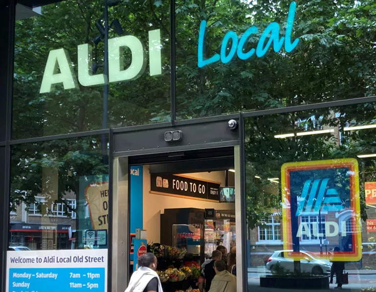 First look: Aldi Local Old Street | IGD (Institute of Grocery Distribution)