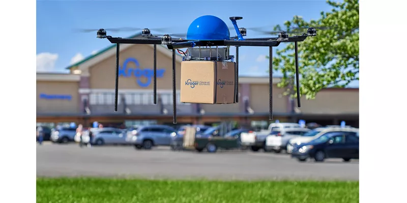 The Kroger Co. and Drone Express team up for grocery delivery service ...