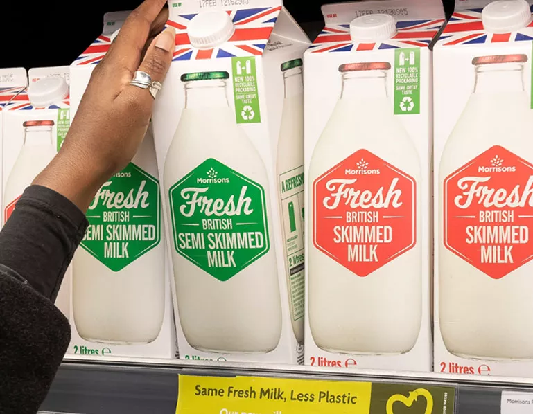 Morrisons switches own brand fresh milk to cartons | IGD (Institute of ...