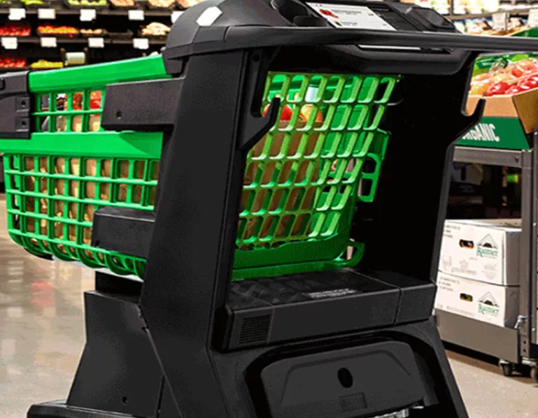 Amazon’s smart shopping cart | IGD (Institute of Grocery Distribution)
