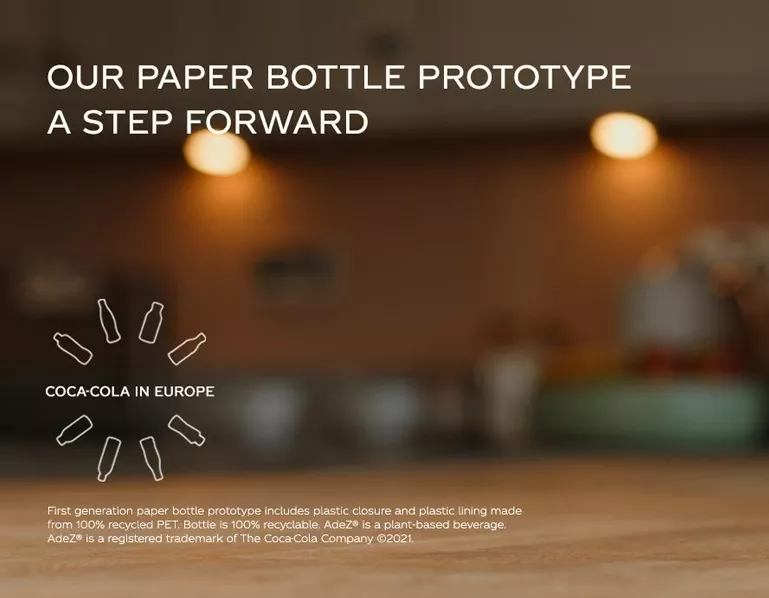 Coca-Cola tests paper bottle | IGD (Institute of Grocery Distribution)